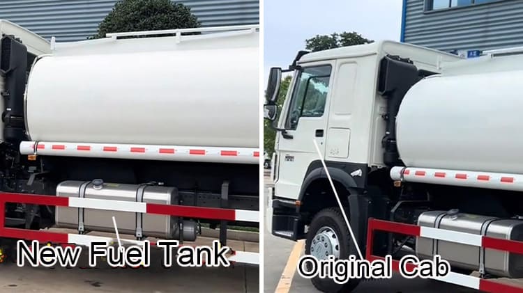 Howo 6x4 Fuel Truck 20000l Used Diesel Tanker for Sale in Ghana